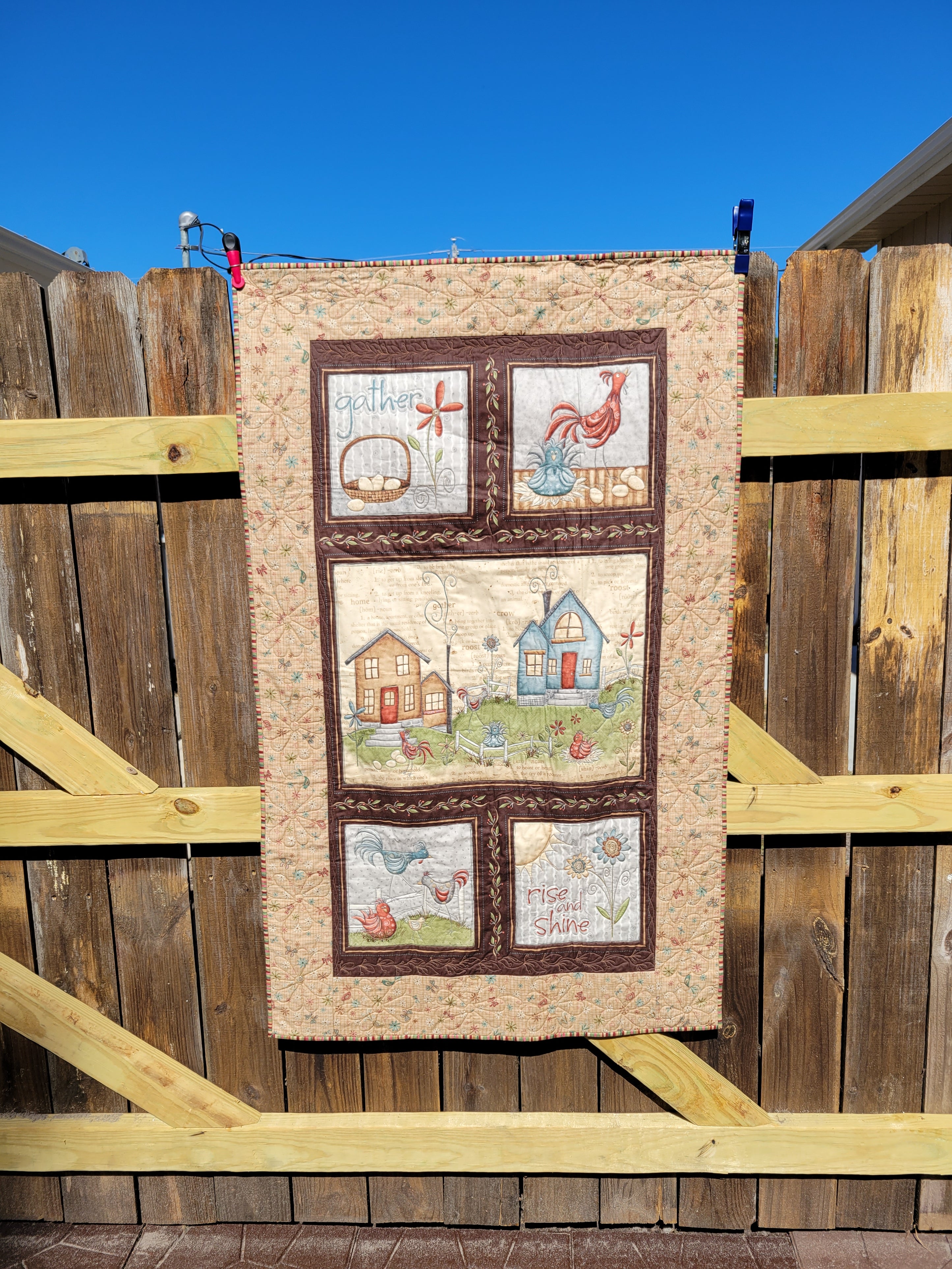 Wall Hanging of Barnyard Prints – Opal & Mert